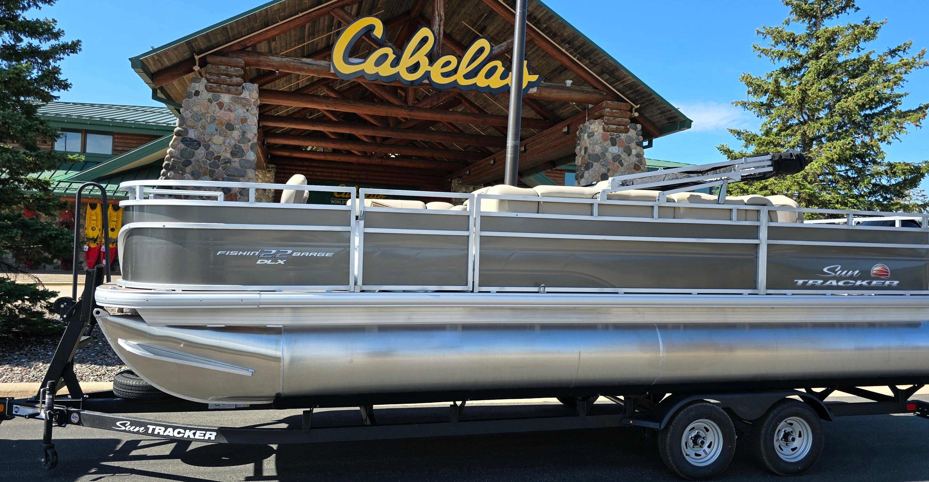 2025 SUN TRACKER FISHIN' BARGE 22 DLX | Cabela's