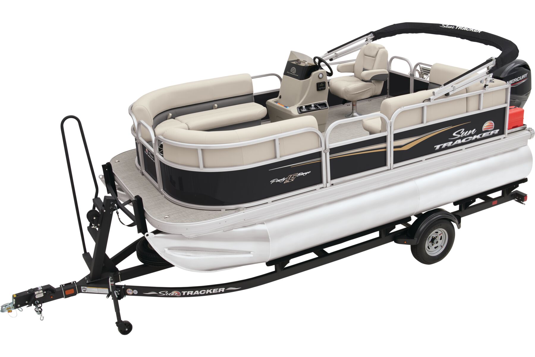 2025 SUN TRACKER PARTY BARGE 16 DLX w/ 20 ELPT FourStroke Mercury ...