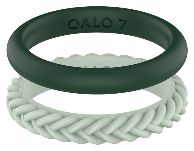 stackable silicone wedding rings