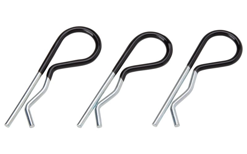 plastic coated wire clips