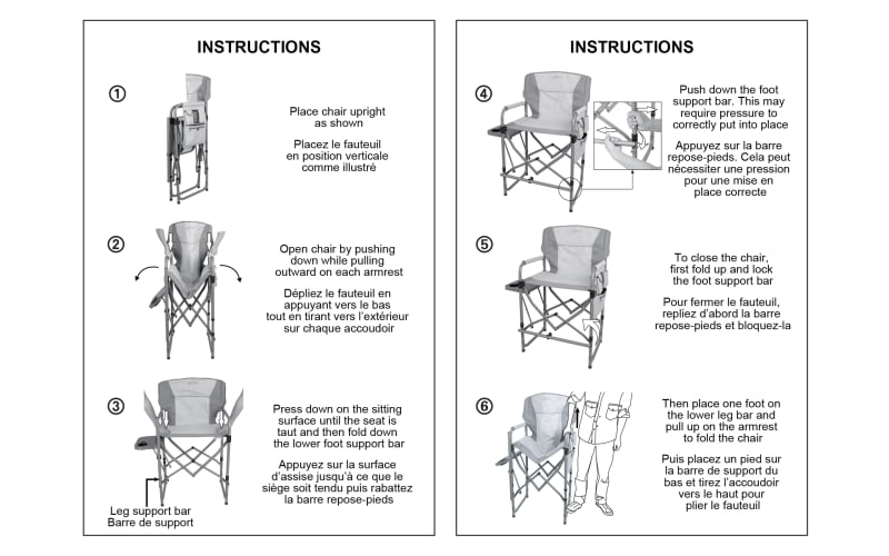 Bass Pro Shops Eclipse Magnum Director Chair With Side Table For 35 In