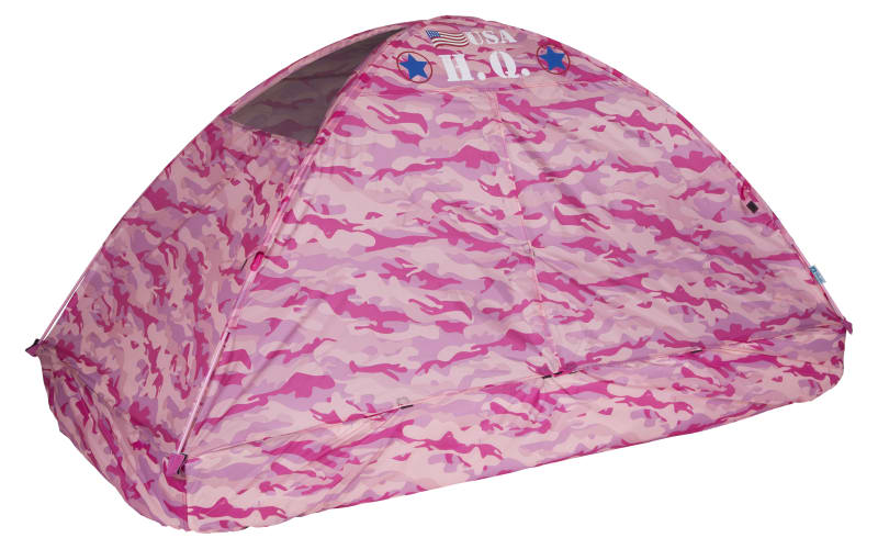 Pacific Play Tents Pink Camo Bed Tent Twin