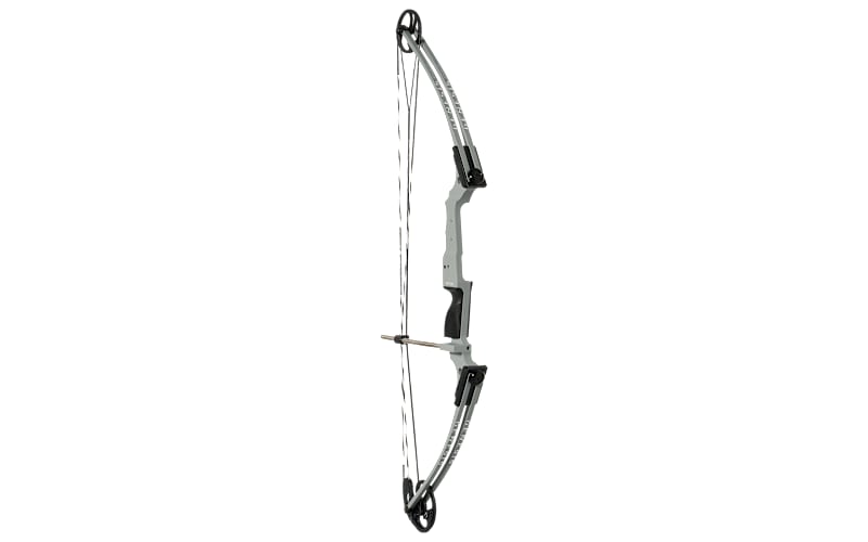 silver archery bow