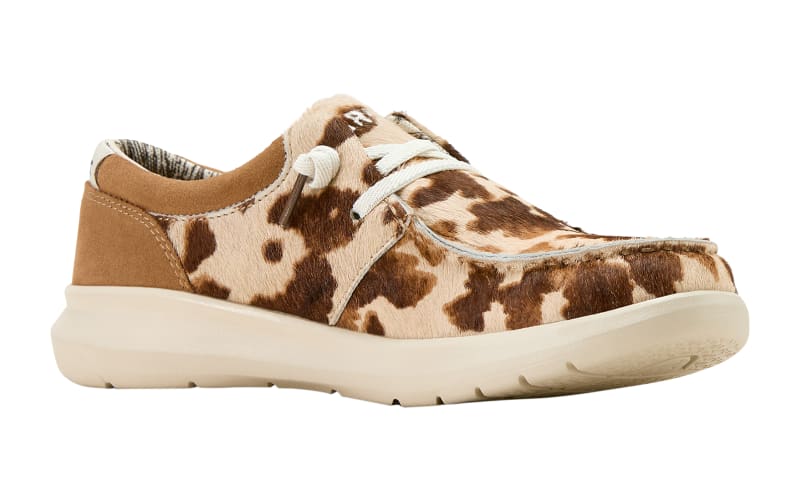 cowhide pattern shoes