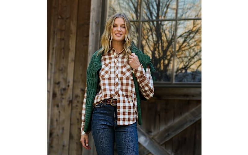 Natural Reflections® Women's Cane Creek Flannel Shirt | Bass Pro