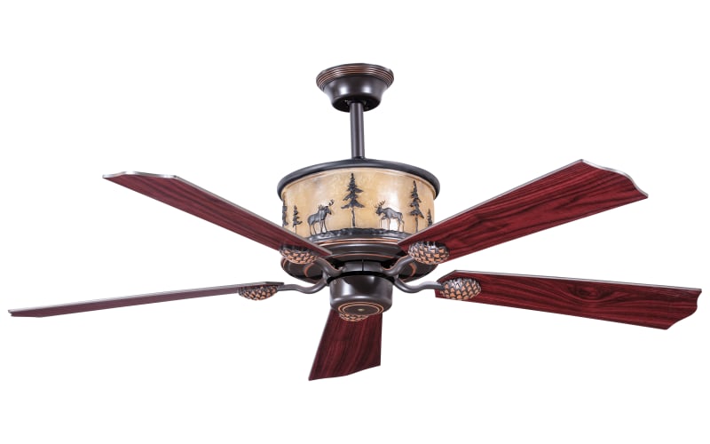 Rustic Lodge Style Ceiling Fans | Shelly Lighting