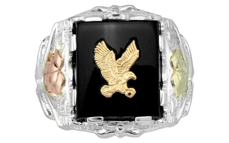 golden eagle ring for men