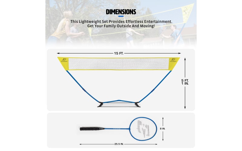 easy setup badminton net