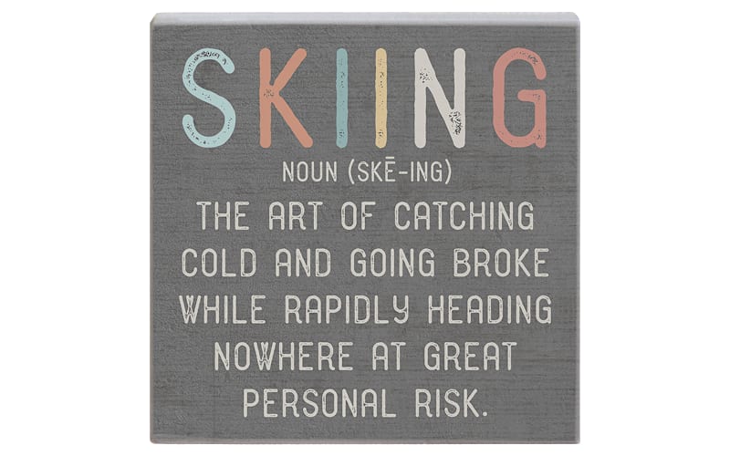 skiing urban dictionary