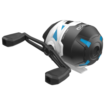 open face reel with trigger